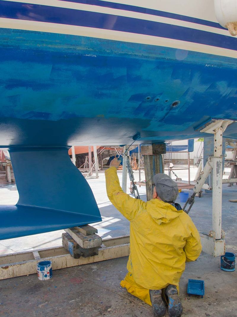 Careening - Allemand Shipyard